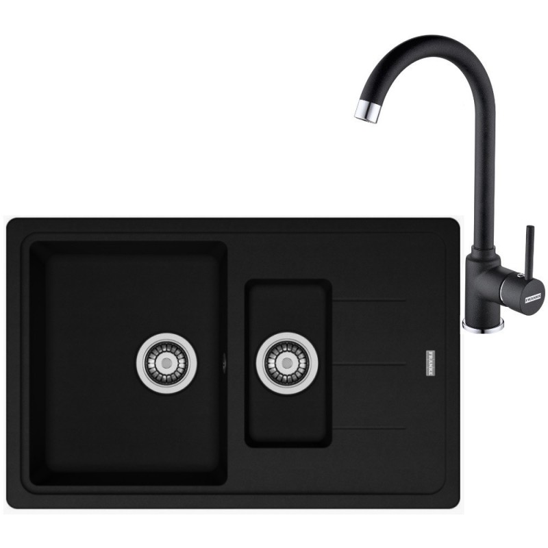 Pachet Franke Chiuveta BFG 651-78 + Baterie POLA-NEGRU