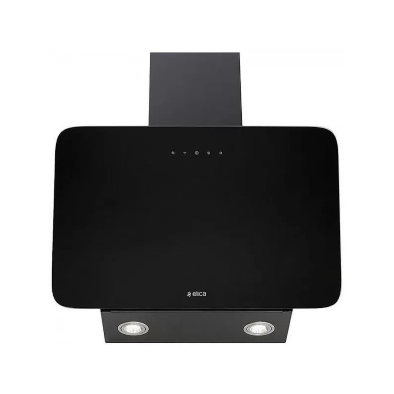 Hota de perete sticla neagra Elica LIXA BL/A/60cm, putere de absorbtie ...