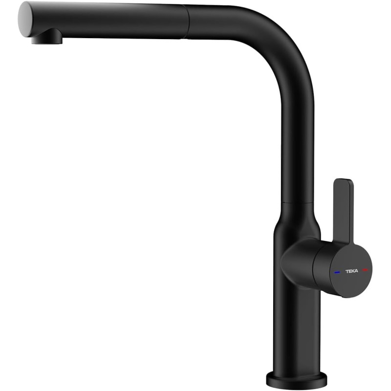 Baterie Bucatarie Teka OVAL 938 BK cu Dus Extractibil